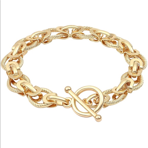 Jewelry | New Gold Toggle Bracelet A12 | Poshmark